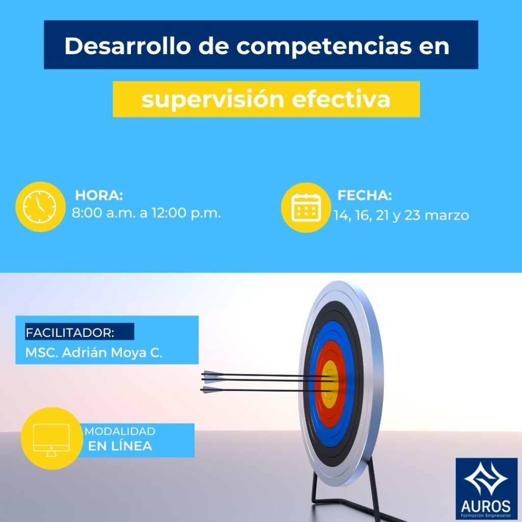 Supervisión efectiva | Auros Capacitación Costa Rica
